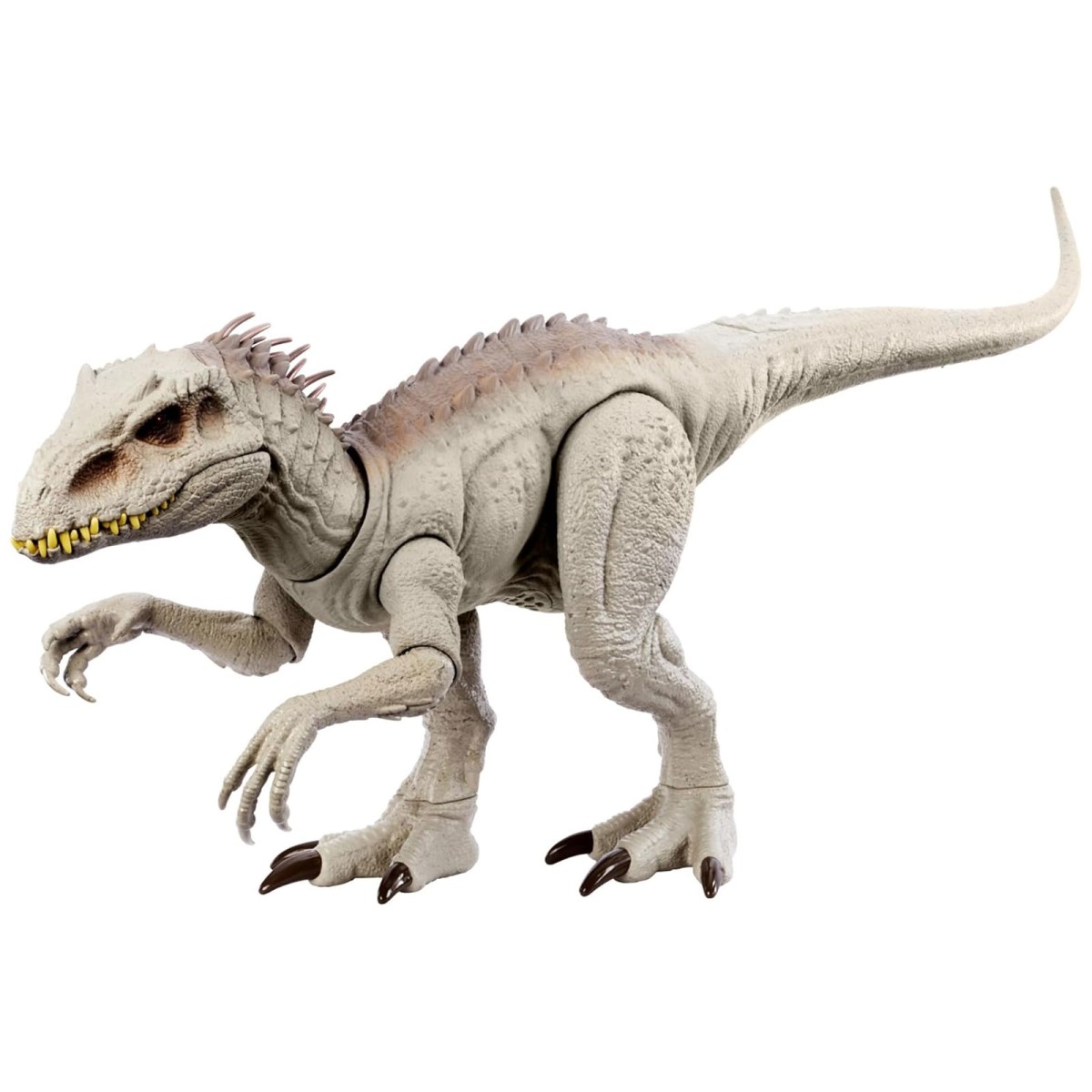 Mattel HNT64 - Jurassic World - Indominus Rex, interaktives Dinosaurier-Spielzeug, 53 cm ...