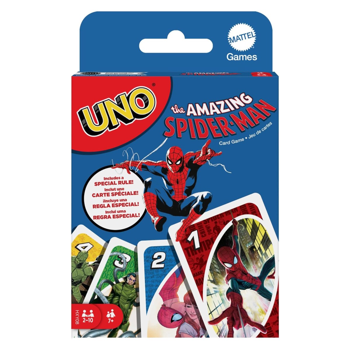 Mattel HXY08-1 - Mattel Games - UNO - The Amazing Spider-Man ...