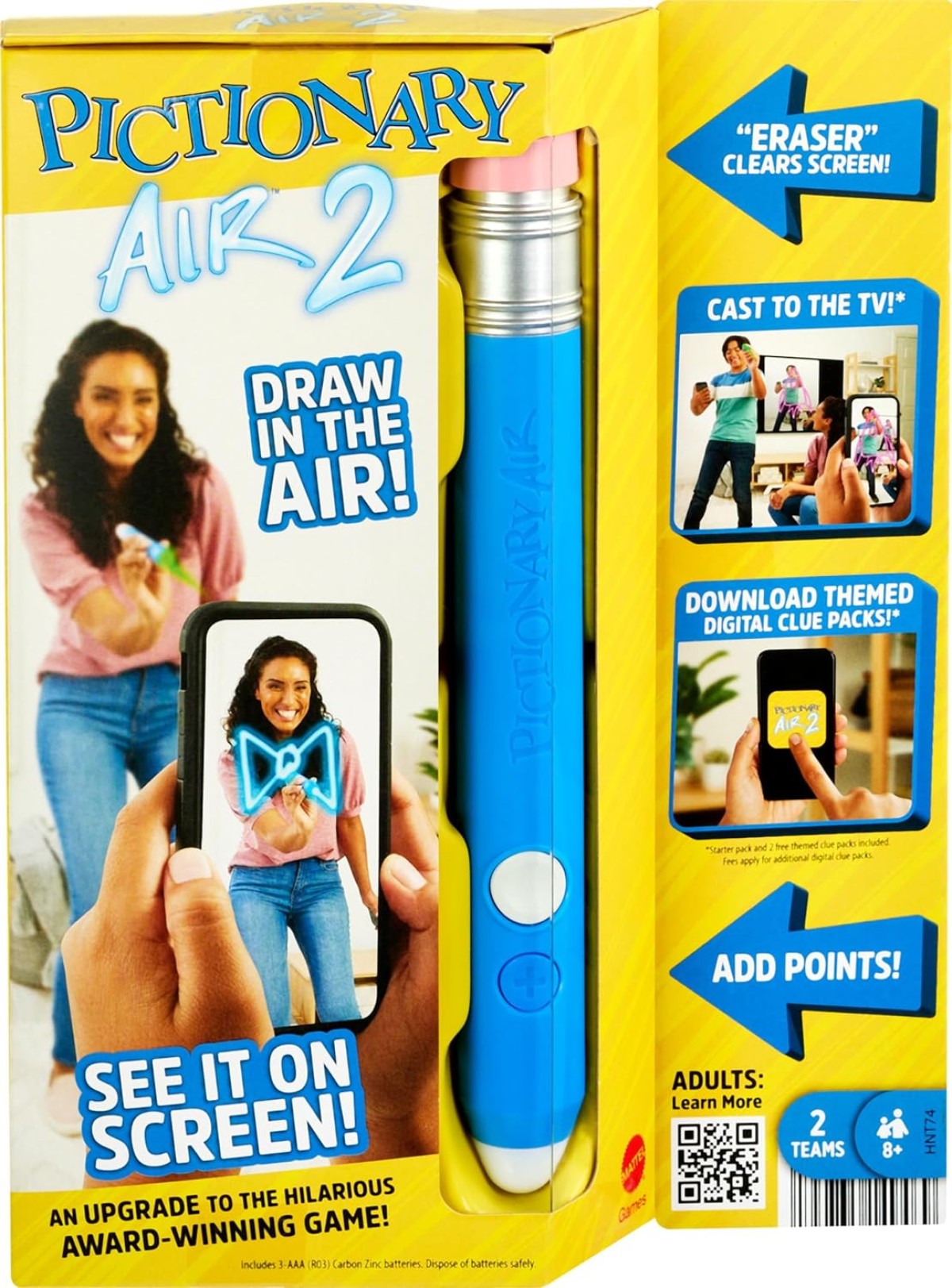 Mattel HNT74 - Mattel Games - Pictionary Air 2 - interaktives ...