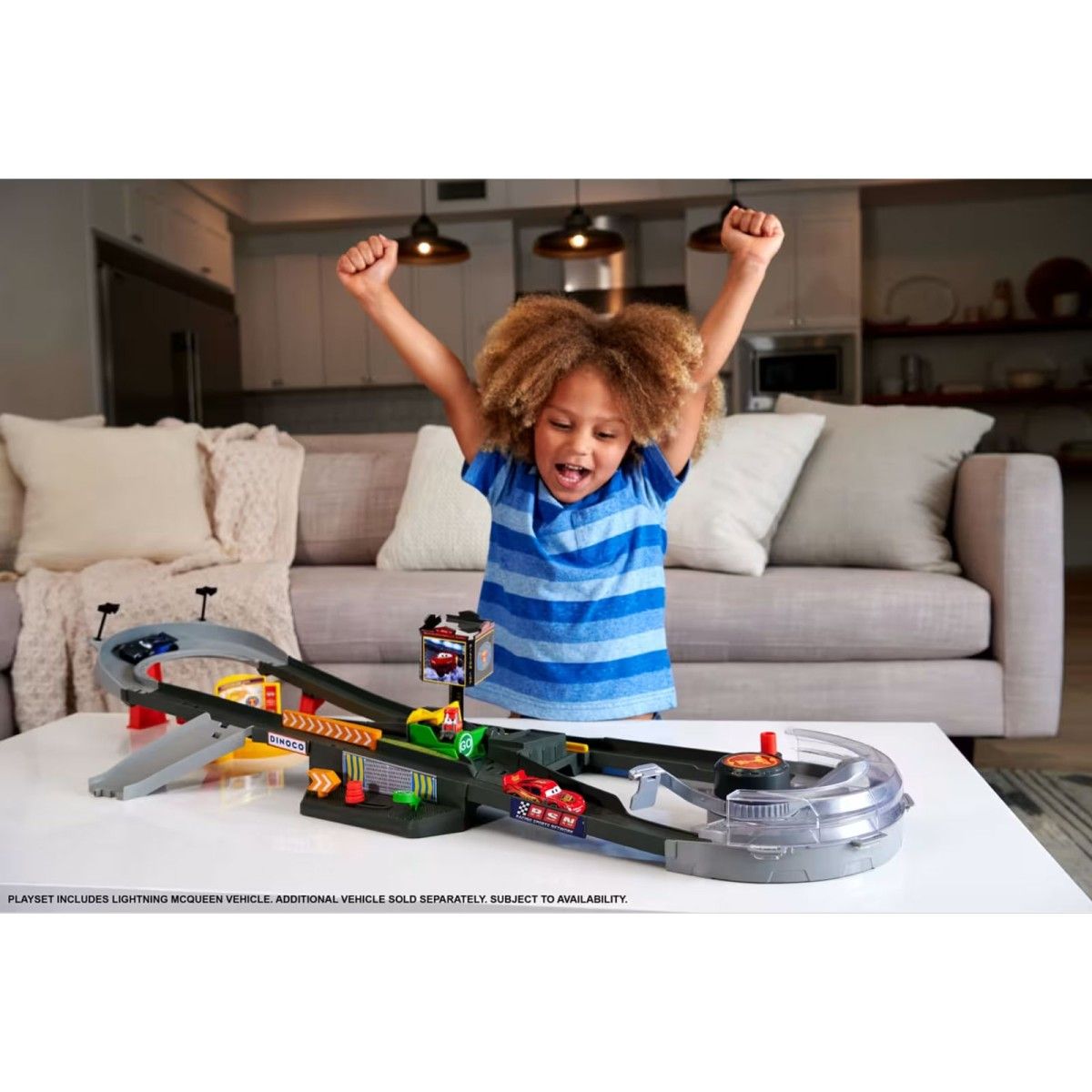 Mattel HPD81 2.Wahl - Disney Pixar Cars - Piston Cup Action-Rennstrecke ...