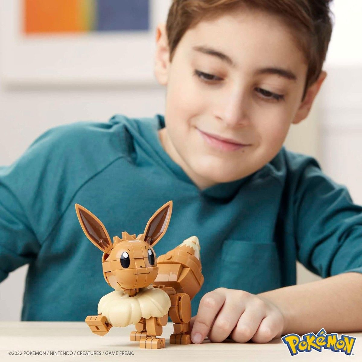 Mattel HDL84 - MEGA - Pokémon - Evoli Klemmbausteine-Satz, 215 Teile ...