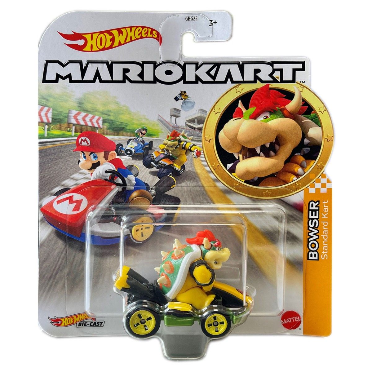 Mattel GRN20 - Hot Wheels - Mariokart - Bowser mit Standard Kart ...