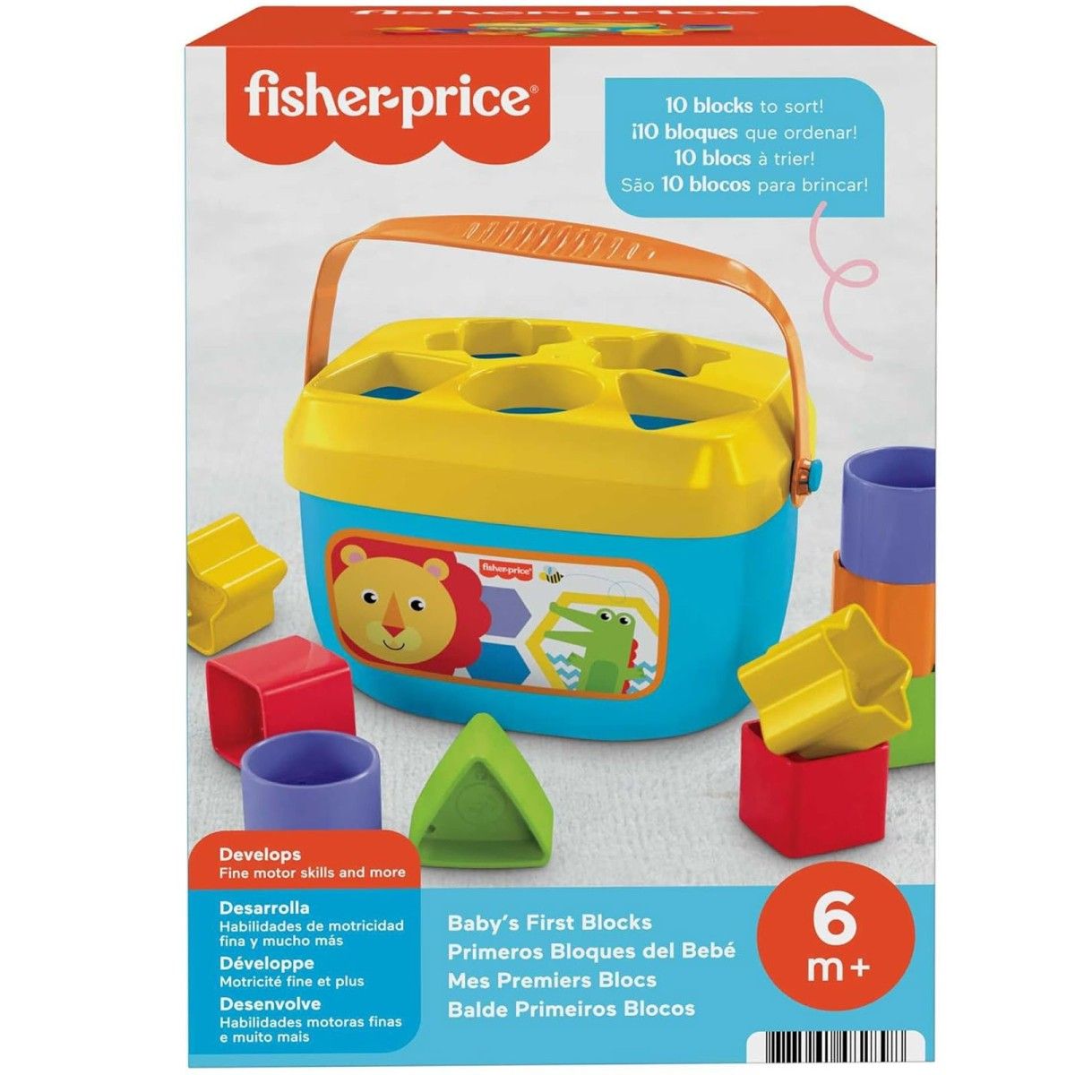 Mattel FFC84-1 - Fisher-Price - Babys Erste Bausteine – Sortier ...